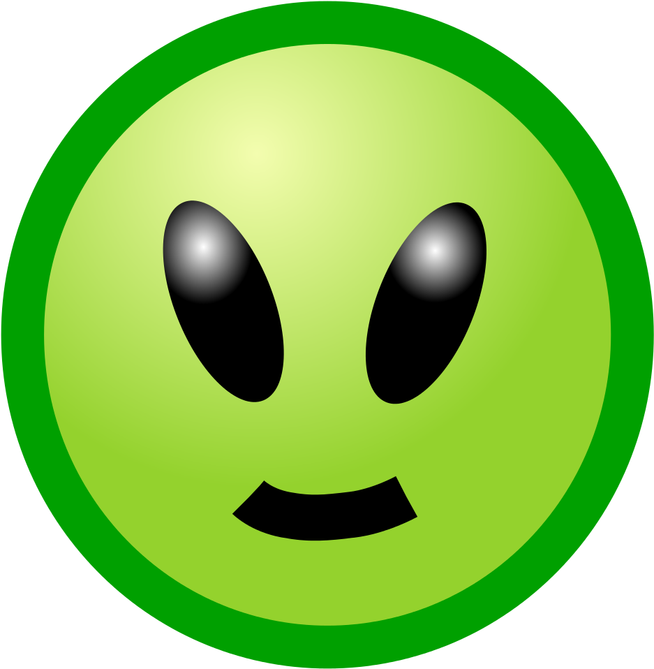 Download File - Alien-smiley - Svg - Smiley Alien - Full Size PNG Image ...