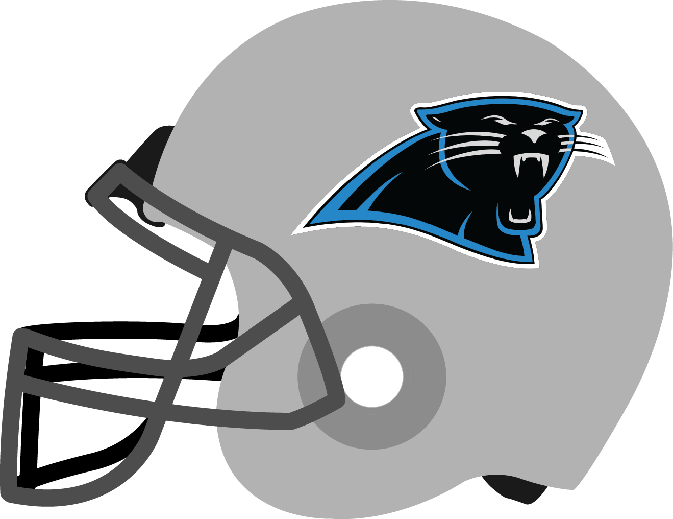 Download Carolina Panthers Helmet Png - Carolina Panthers Football Logo ...