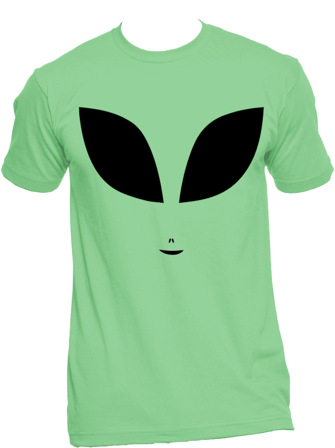 Download Close Encounter Alien Face T-shirt Unisex - Play Vinyl Unisex ...