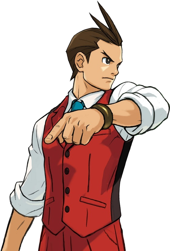 Download Apollo Justice Arm Back - Apollo Phoenix Wright - Full Size ...