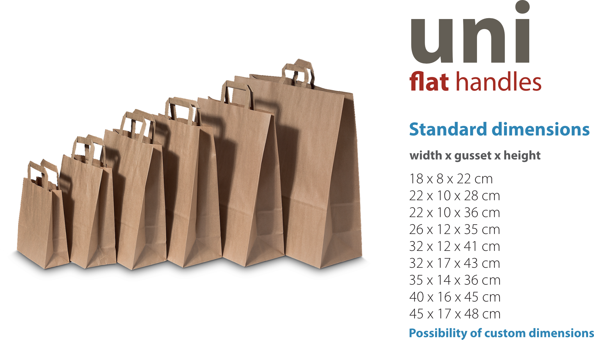 Download Paper Bags With Flat Handles - Paper Bags Dimensions - Full ...