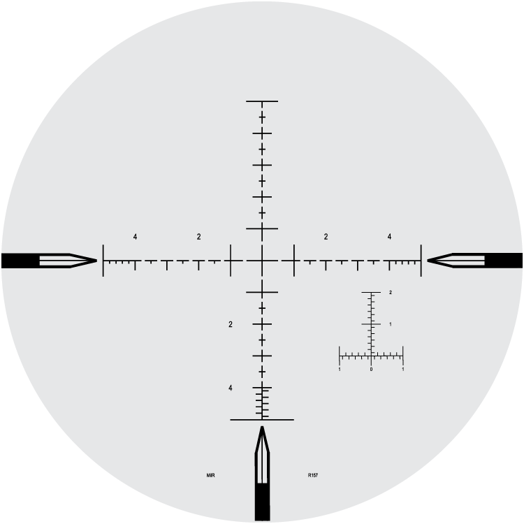Download Reticles - Sniper Scope Reticle - Full Size PNG Image - PNGkit