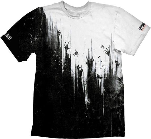 Download Dying Light T-shirt Black & White - Mlp In Dying Light - Full ...