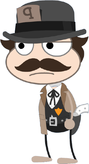 Download Pinkerton Thug - Cartoon - Full Size PNG Image - PNGkit