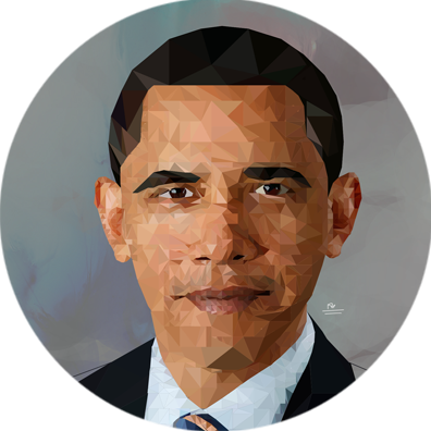 Download Low Poly - Barack Obama - Full Size PNG Image - PNGkit