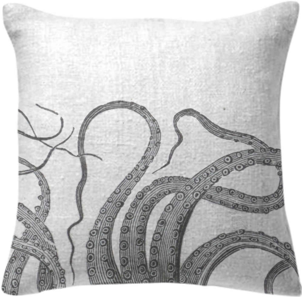 Download 00 Design By Igalaxy - Antique Octopus Print - Full Size PNG ...