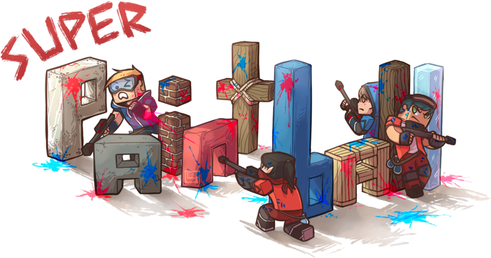 Download Super Paintball - Minigame - Full Size PNG Image - PNGkit