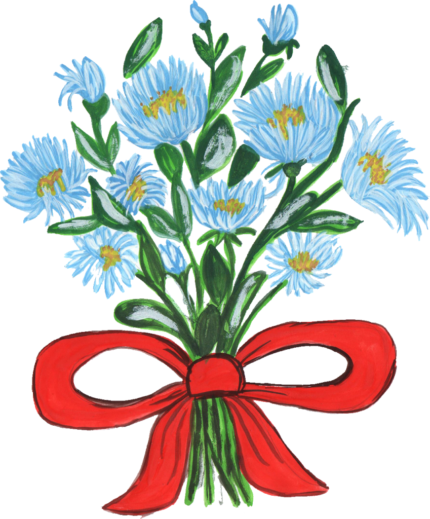 Download Art Nouveau Bouquet Flowers Transpa Png 10 Flower Bouquet ...