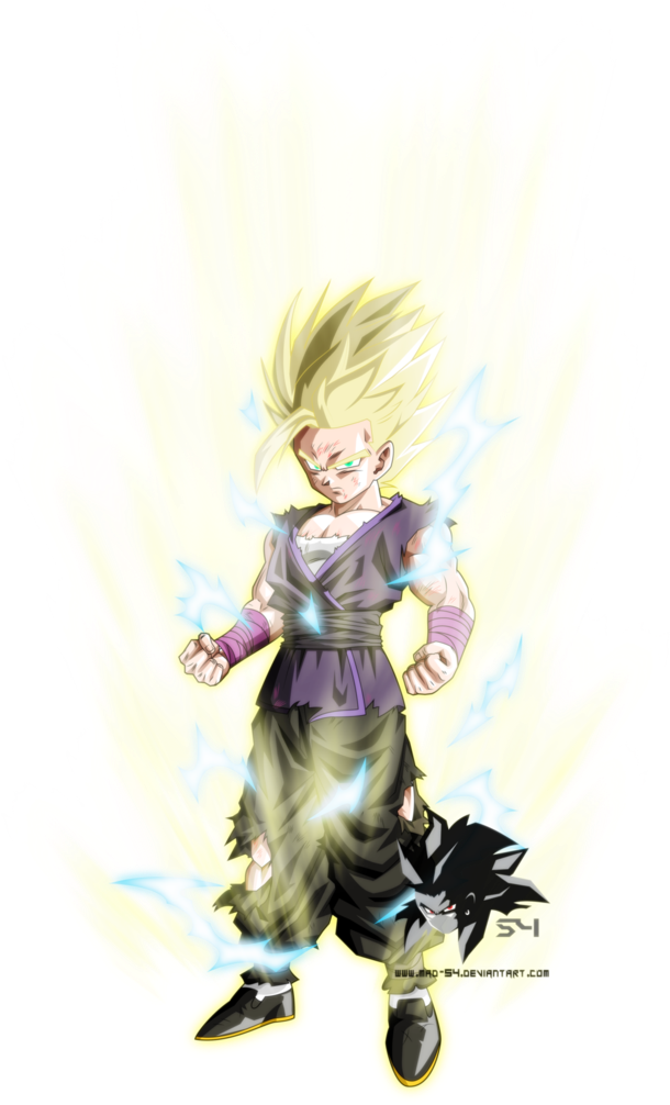 Download Super Saiyan 2 Teen Gohan Mll Redesign By Https - Gohan Cell ...