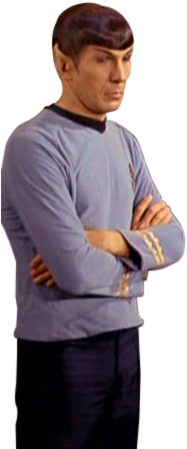 Download Spock Leonard Nimoy Star Trek Standing Sleeve Shoulder - Spock - Full Size PNG Image ...