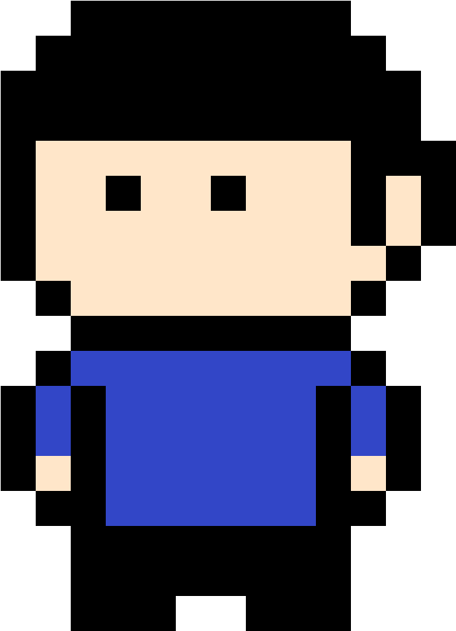 Download Spock - Pixel Boy Png - Full Size PNG Image - PNGkit