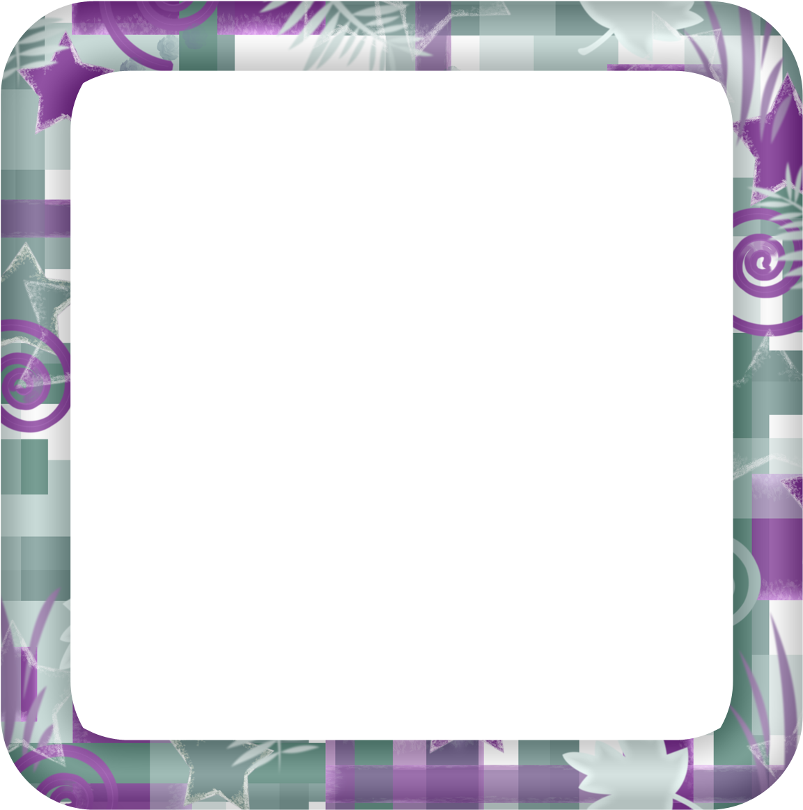 Download Free Purple-sage Modern Square Digi Scrapbook Frame - Picture ...