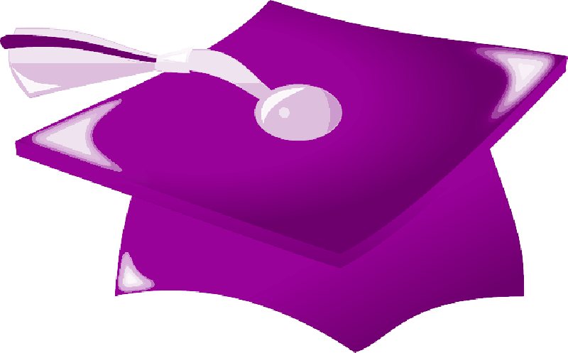 Download Mb Image/png - Purple And Yellow Graduation Cap - Full Size ...