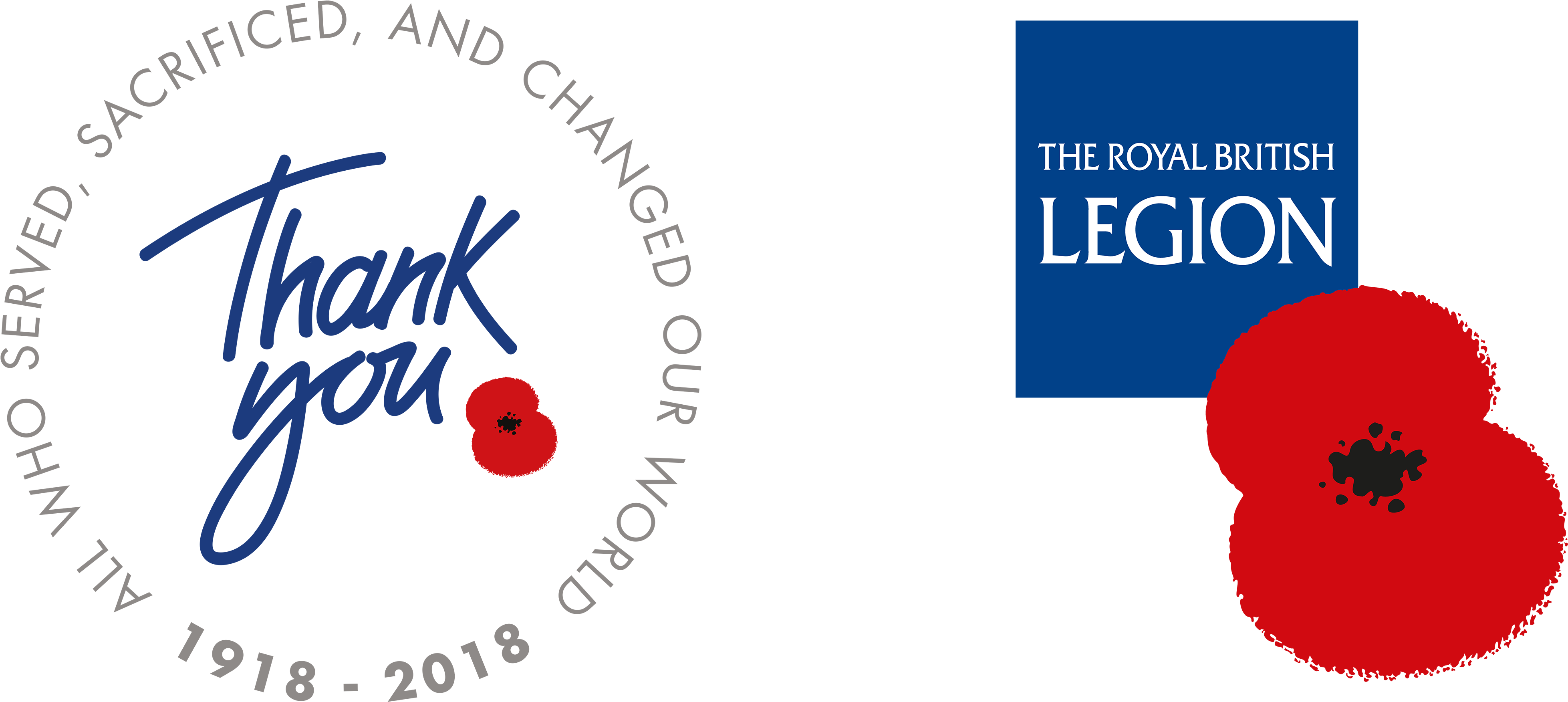 Download Rbl & Thank You Logos - Royal British Legion Logo - Full Size ...