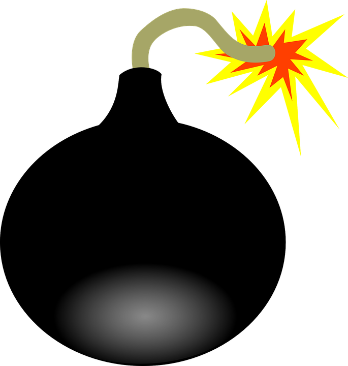 Download Clipart Explosion Public Domain - Clip Art Bomb - Full Size ...
