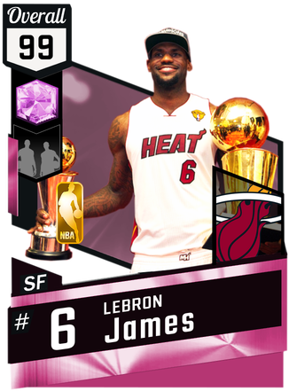 Download Transparent Lebron James Finals Cards - Pink Diamond Kevin ...