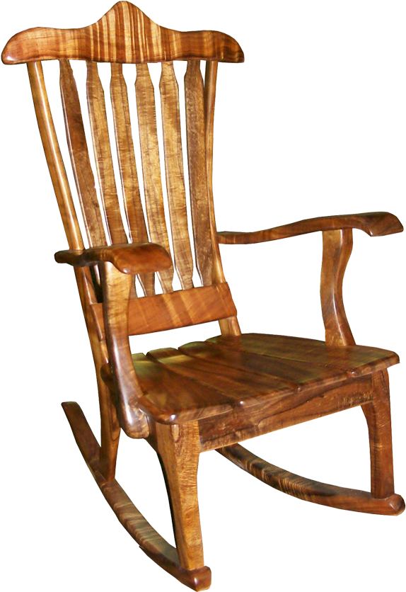 Download Sculpted Rocking Chair - Wooden Rocking Chair Png - Full Size ...