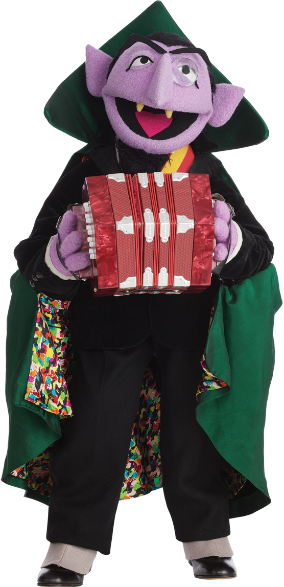 Download Sesame Street Count Png - Count Von Count Music - Full Size ...