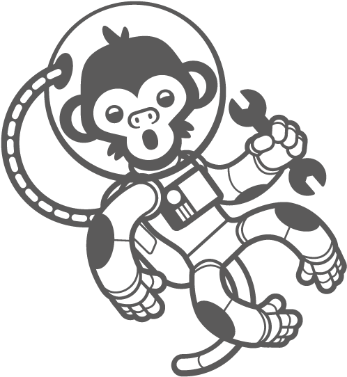 Download Space Monkeys Theme Wall Decal Pack - Space Monkey Clipart ...