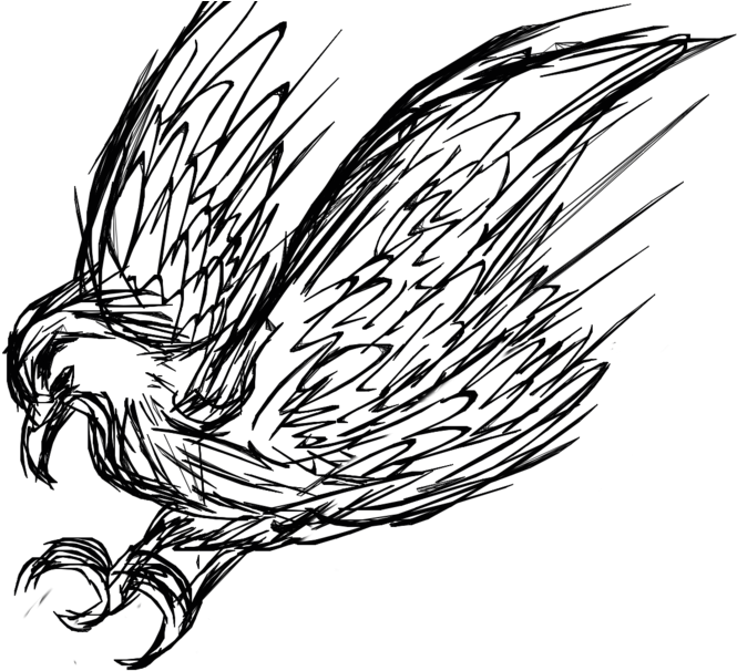 Download Attacking Bird By Robianshadow - Attacking Bird Drawing - Full ...