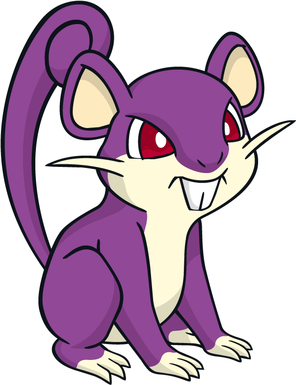 Download Rattata Pokemon Character Vector Art - Rattata Dream World ...