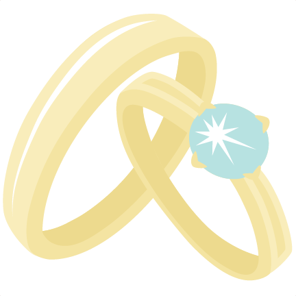 Download Transparent Wedding Rings Svg Scrapbook Cut File Cute Clipart ...