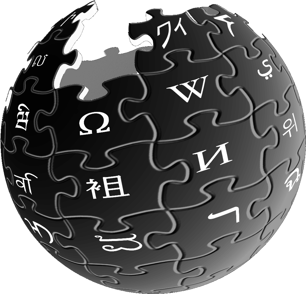 Download Wikipedia-logo - Wikipedia Logo Black - Full Size PNG Image ...