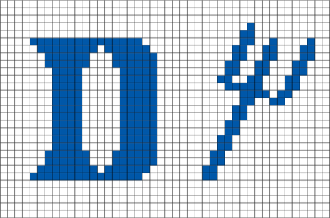 Download Duke Blue Devils Png Clipart Transparent - Pixel Art Duke Blue ...