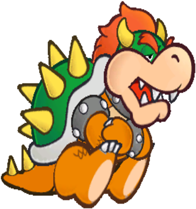 Download Bowser Ad - Paper Mario Bowser - Full Size PNG Image - PNGkit