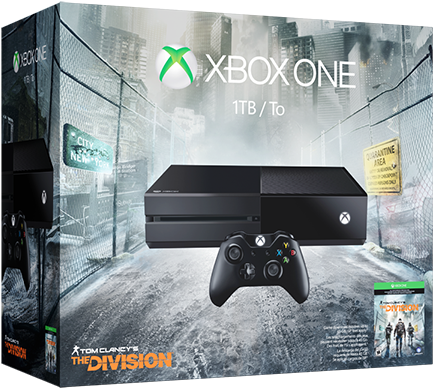 Download Xbox One 1tb Console - Includes Tom Clancy's - Full Size PNG ...