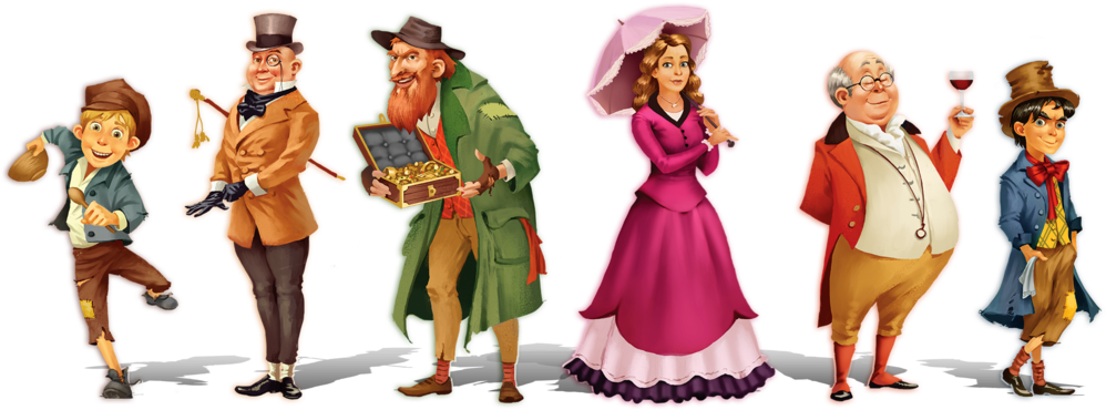 Download Scrooge The Board Game Characters - Full Size PNG Image - PNGkit