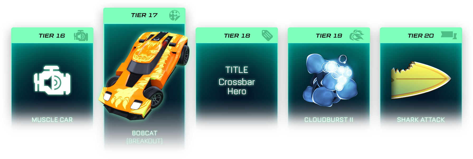 Download Rocket Pass Premium Tier16-20 Rewards - Supercar - Full Size ...