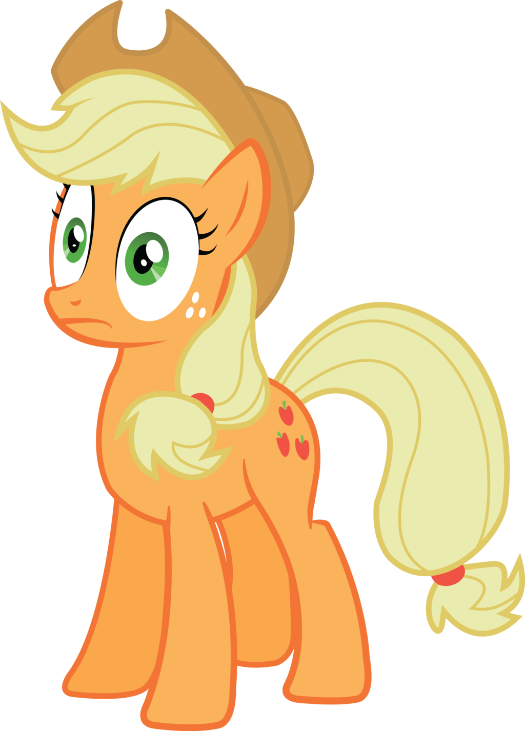 Download Applejack Transparent Vector Png Free Library - Mlp Applejack ...