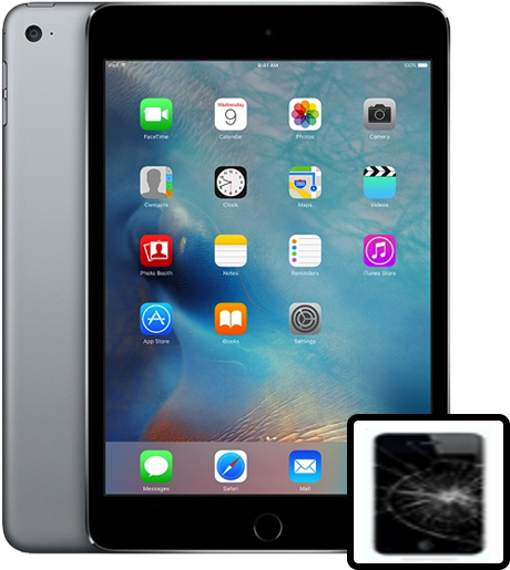 Download Ipad Mini Cracked Glass Screen Repair - Ipad Air 2 32gb Wifi ...