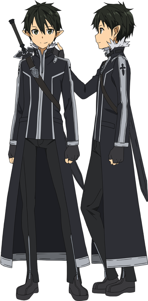 Download Transparent Kirito's New Alo Avatar Full Body - Kirito New Alo ...