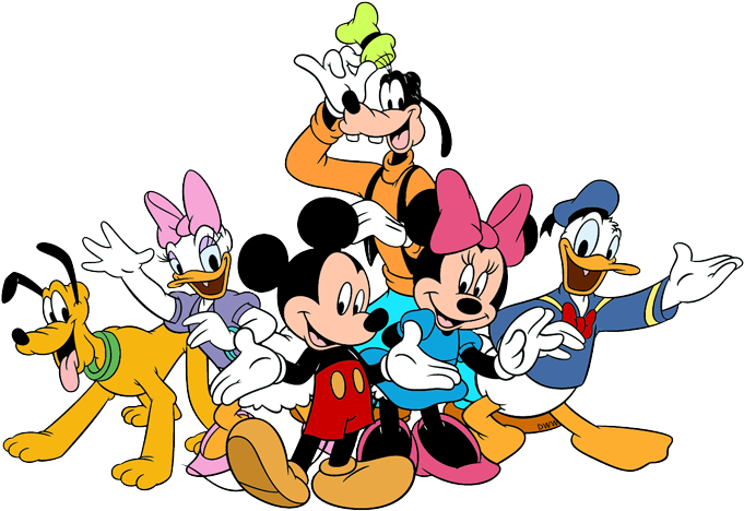 Download Mickey-friends4 - Mickey Mouse Gang Png - Full Size PNG Image ...