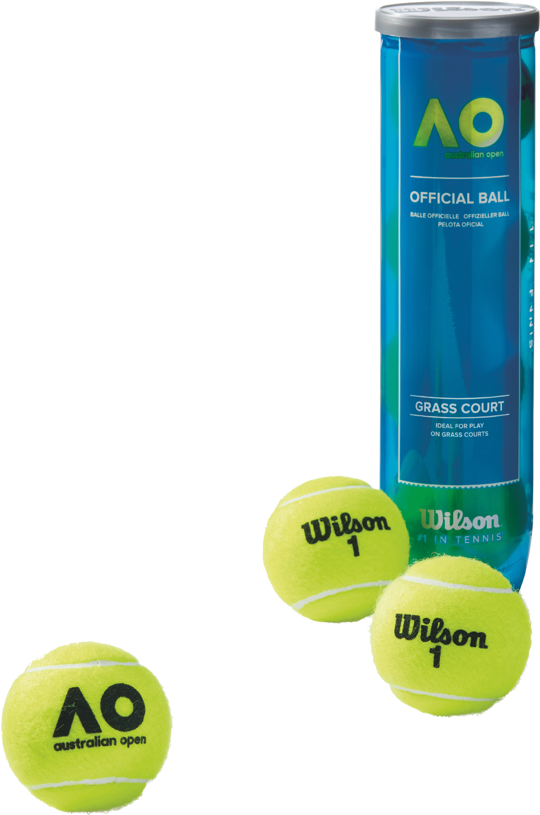 Download Wilson Ao Tennis Balls - Wilson Australian Open Grass Court ...