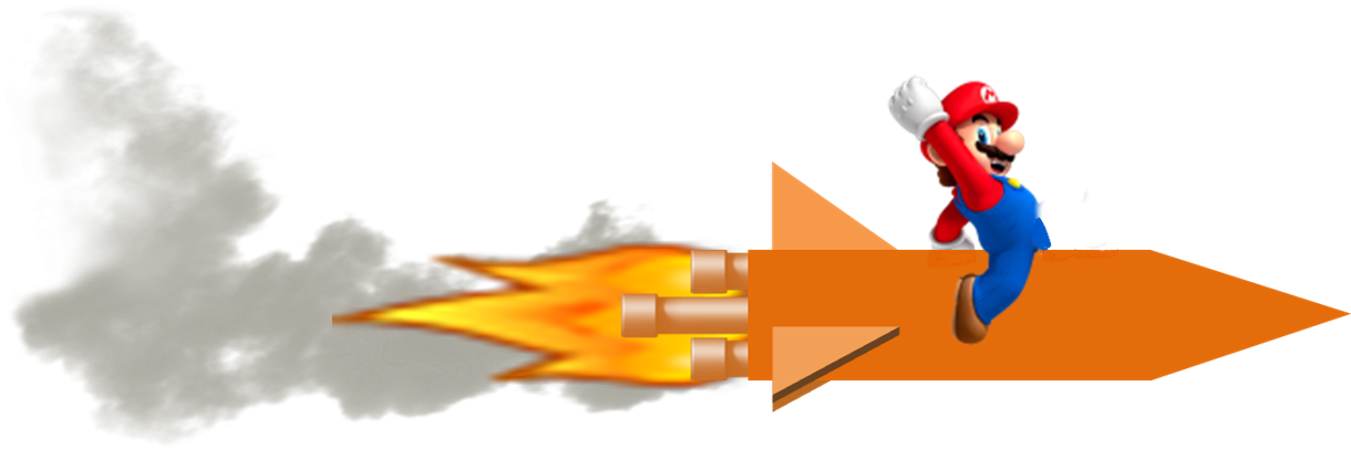 Download Mario On A Rocket - Super Mario Series For Easy Piano By ...