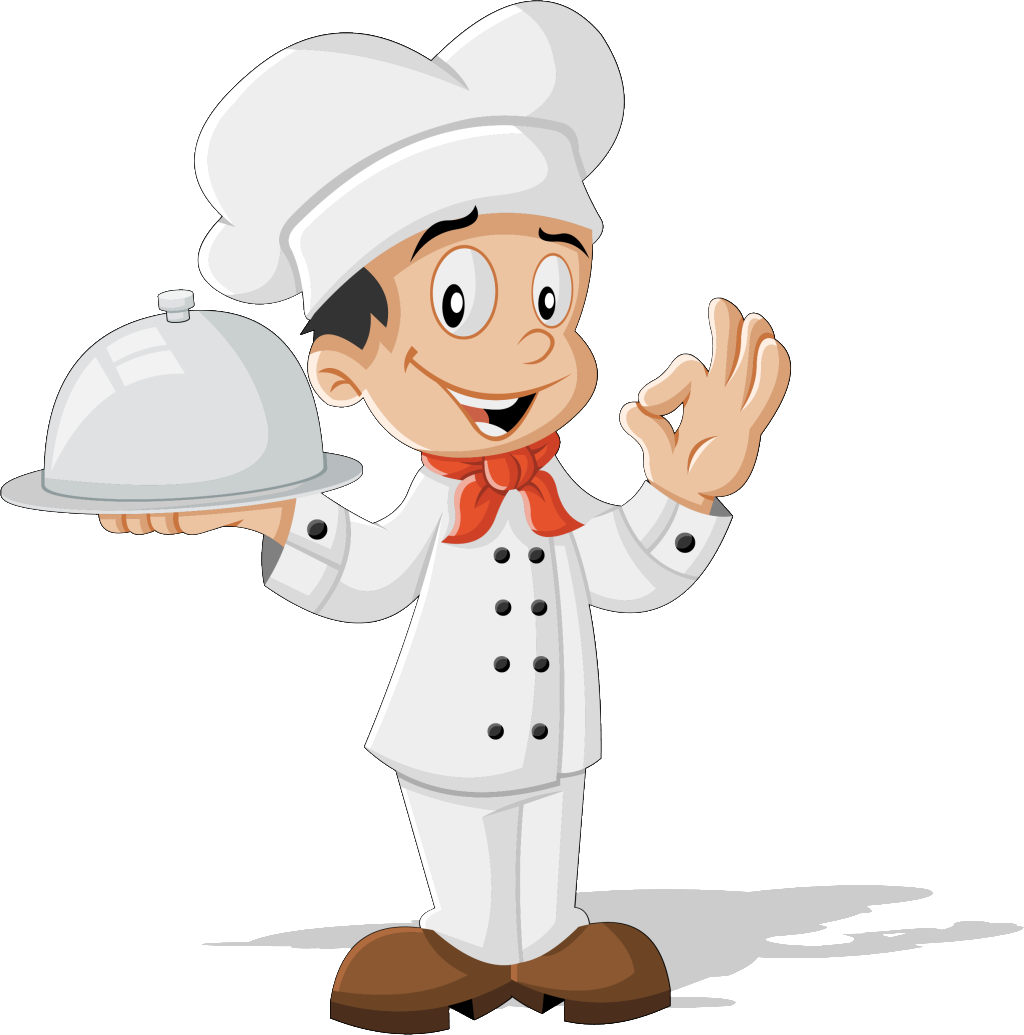 Download Transparent Meal Catering Industry Chef Cartoon Background ...