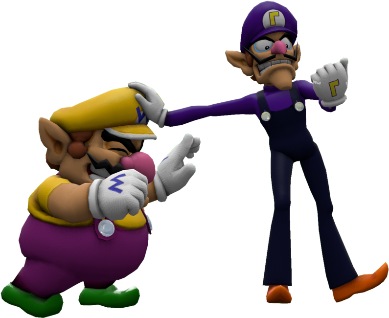 Download Wario And Waluigi Png Vector Library Library - Wario And ...