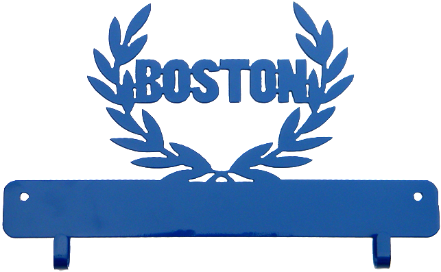 Download Boston Marathon Blue Race Bib Display Holder - 2018 Boston ...