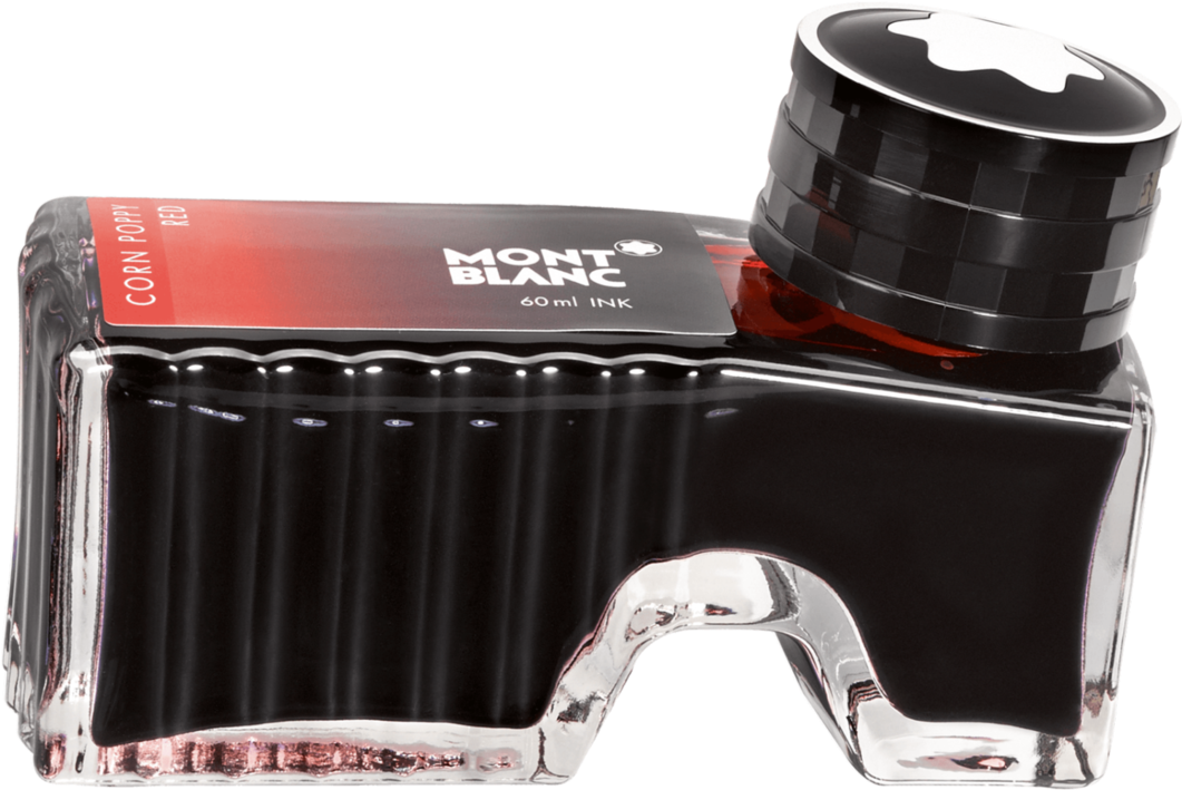 Download Bottled Ink Montblanc Poppy Red - Montblanc Corn Poppy Red Ink ...