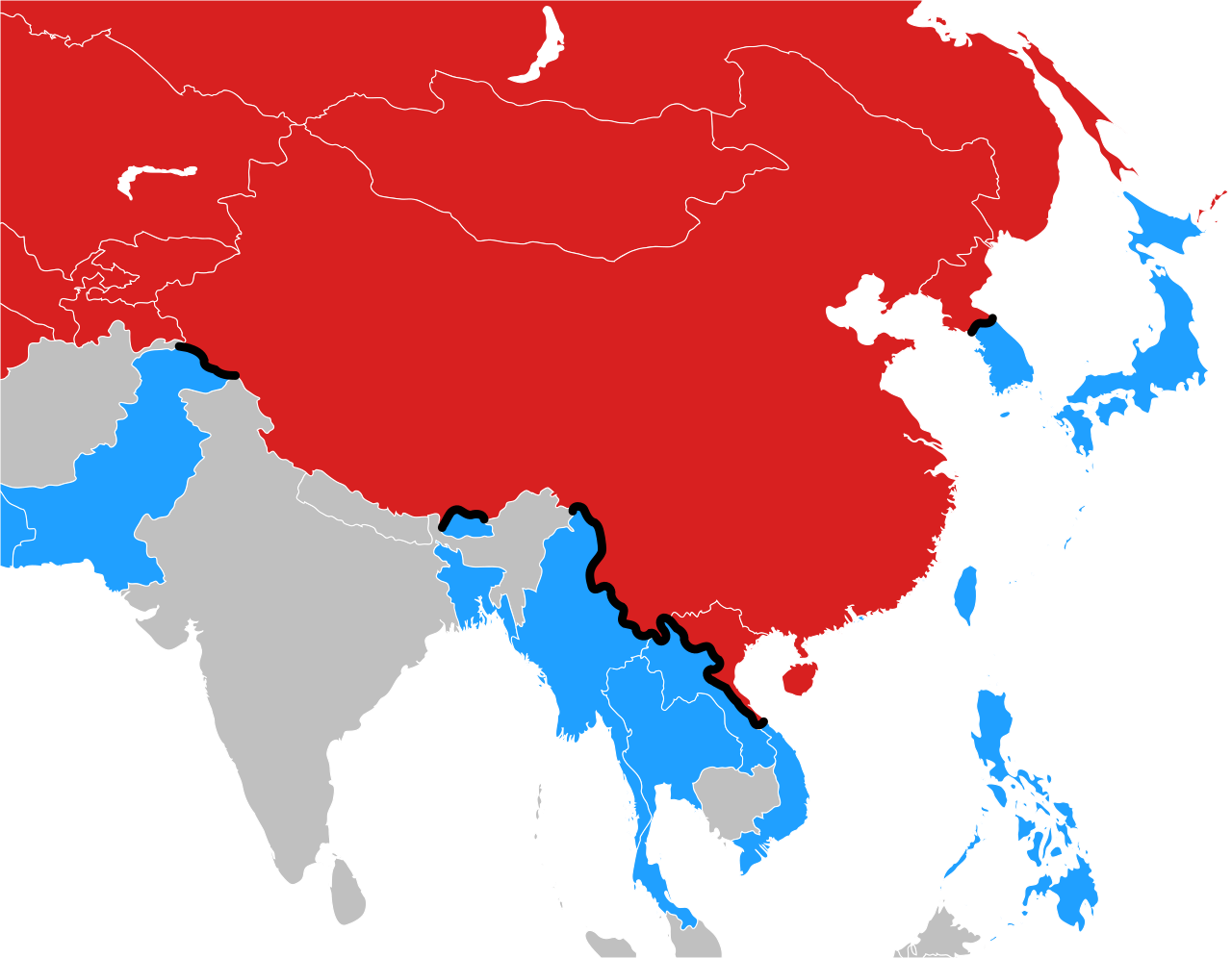 Download Communist Countries Cold War Asia - Full Size PNG Image - PNGkit
