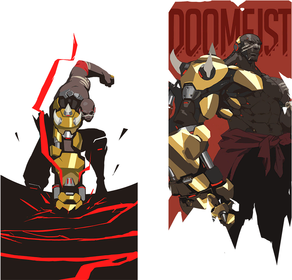 Download Extracted All Doomfist Sprays As Pngs - Contrast Tank - Full ...