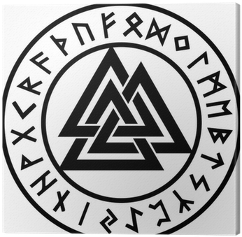 Download Valknut, Runen Kreis, Odin Symbol, Dreieinigkeit Canvas - Odin ...