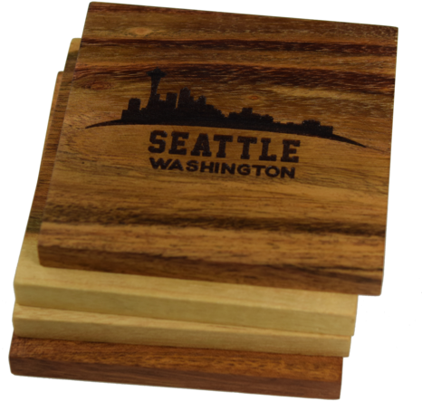 Download Seattle, Washington Skyline Coasters Seattle, Washington ...