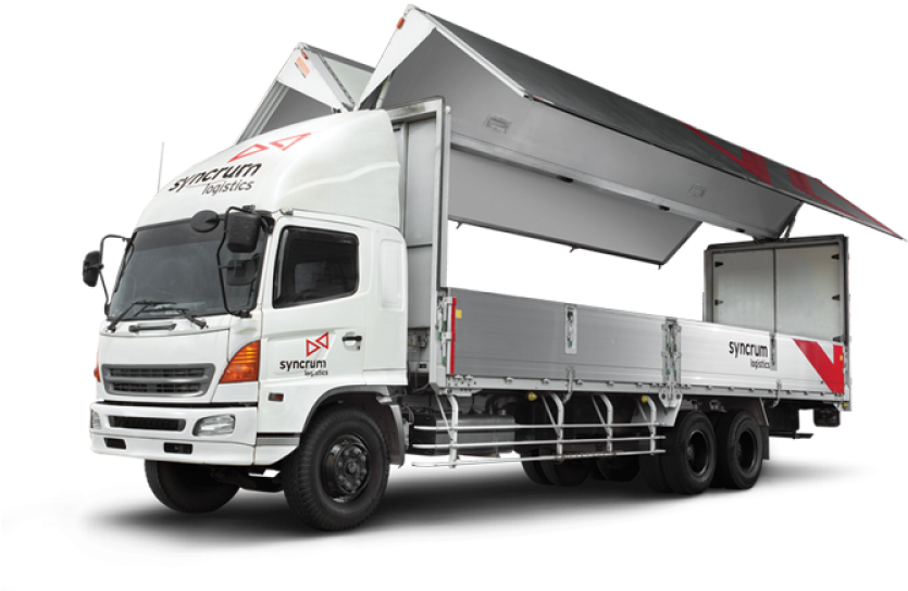 Download Wing Box Truck - Syncrum Logistic - Full Size PNG Image - PNGkit