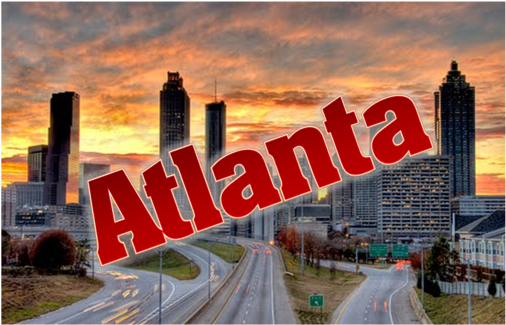 Download Product Image Atlanta - Gallery-wrapped Canvas Art Print 16 X ...