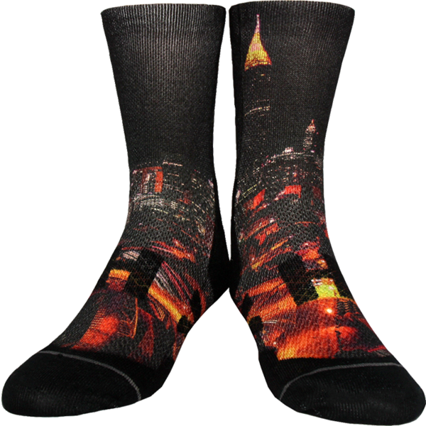 Download Atlanta Skyline - Night - Sock - Full Size PNG Image - PNGkit