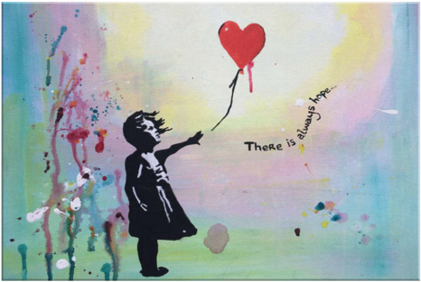 Download Banksy Girl With Balloon There Is Always Hope Canvas - Banksy ...